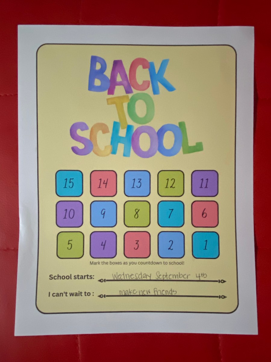 Back-to-School Countdown is here! – Make Play Treasure